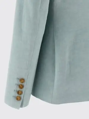 BLAZÉ MILANO Linen And Silk Double-breasted Blazer