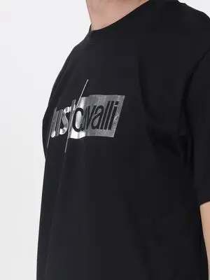 Just Cavalli Laminated Cotton T-shirt