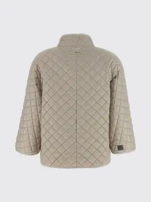 Max Mara Quilted Zip-up Jacket - Grey