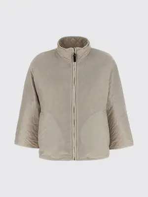 Max Mara Quilted Zip-up Jacket - Grey