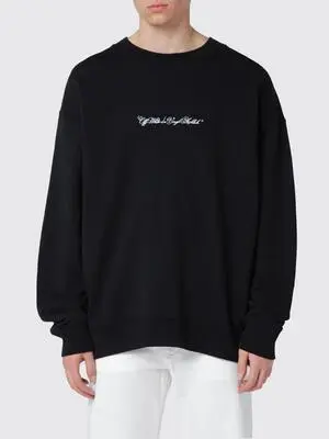 Off-White Crew Neck Sweatshirt With Arrow Logo Detail