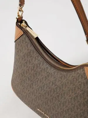 Michael Kors Jet Set Coated Cotton Bag With Mk Monogram