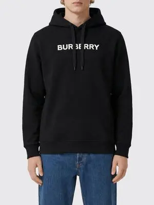 Burberry Cotton Hoodie - Black