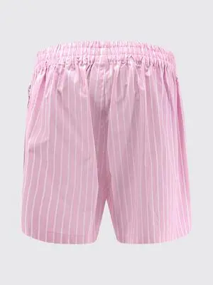 Balenciaga Striped Cotton Shorts