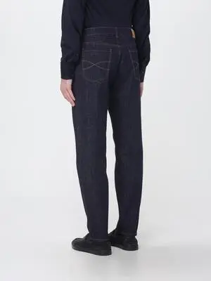 Brunello Cucinelli Slim Fit Five-pocket Cotton Jeans