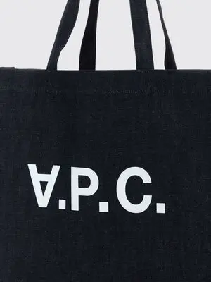 A.p.c. Cotton Denim Tote Bag
