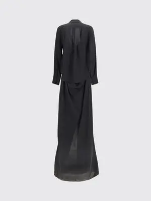 SA SU PHI Polka Dot Silk Wrap Dress