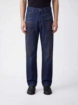 MAISON MARGIELA Cotton Straight Jeans - Blue