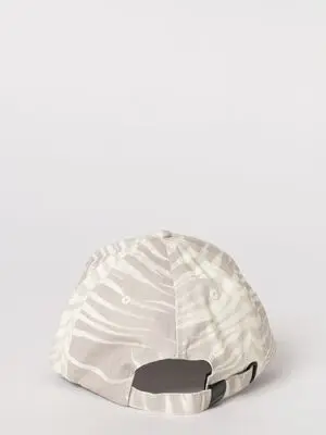 Just Cavalli Zebra Print Cotton Twill Baseball Cap