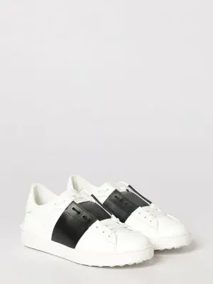 Valentino Garavani Open Leather Sneakers - White 1