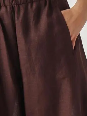 MEIMEIJ Linen Cropped Trousers