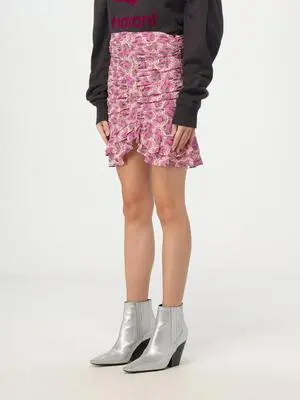 Isabel Marant Étoile Ruched Print Mini Skirt
