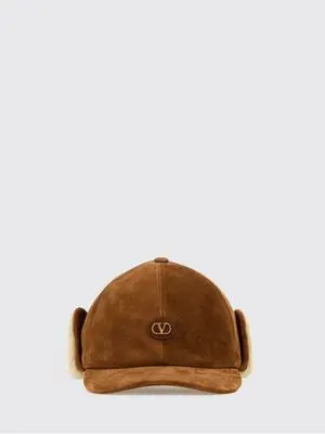 Valentino Garavani Vlogo Suede Hat With Earflaps
