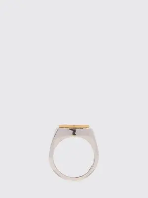 VIVIENNE WESTWOOD Oval Camino Ring With Enamel Orb Logo