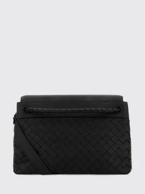 Bottega Veneta Andiamo Woven Leather Messenger Bag