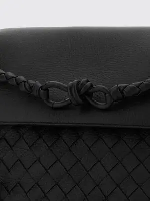 Bottega Veneta Andiamo Woven Leather Messenger Bag