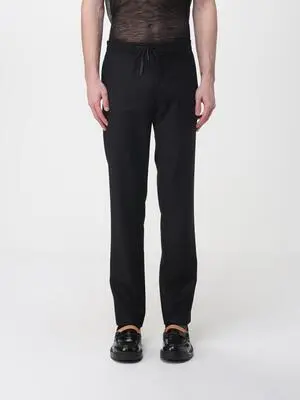 MAISON MARGIELA Slim Fit Trousers With Drawstring - Black