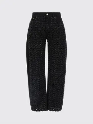 Stella McCartney Denim Jeans With Bouclé Inserts