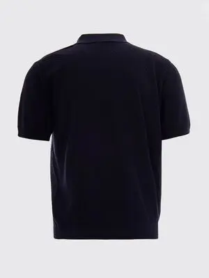 PAOLO PECORA Knitted Polo Shirt - Blue