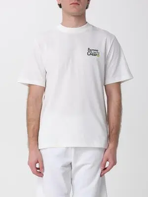 BARROW Printed Cotton T-shirt - White