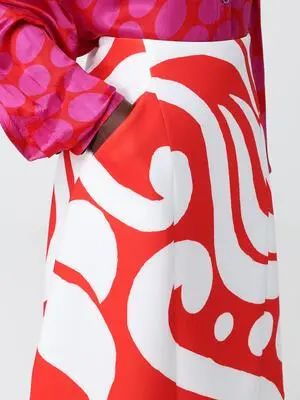 Dries Van Noten Printed Polyester Skirt