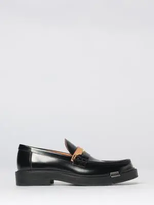 MAISON MARGIELA Brushed Leather Loafers - Black