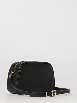 Michael Kors Jet Set Bag In Grained Leather - Black