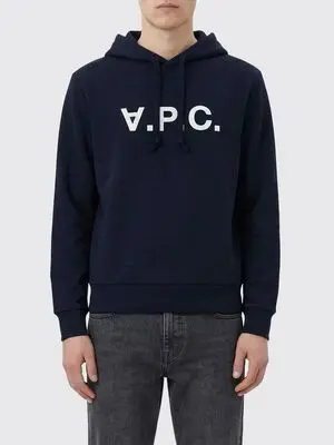 A.p.c. Organic Cotton Hoodie - Navy