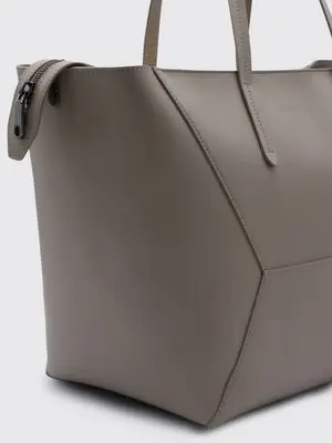 Brunello Cucinelli Leather Tote Bag - Grey