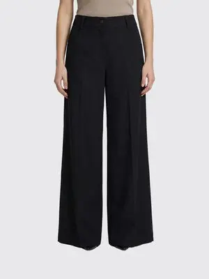 Theory Wide Leg Trousers - Black