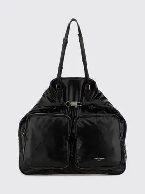 Dolce & Gabbana Leather Shopping Bag - Black