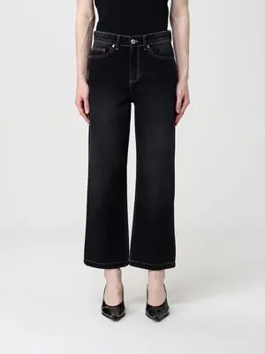 Just Cavalli Cropped Denim Jeans - Black