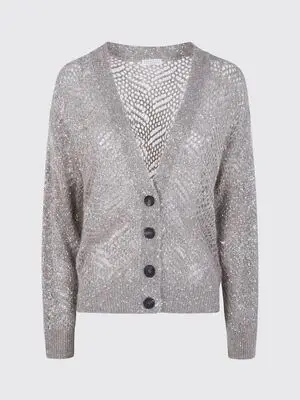 Brunello Cucinelli Sequin-embellished Open-knit Cardigan