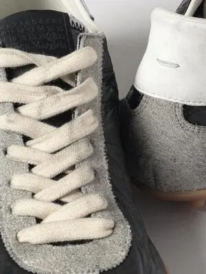 MAISON MARGIELA Sprinter Leather Sneakers - Black