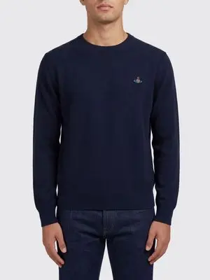 VIVIENNE WESTWOOD Merino Wool And Cashmere Sweater - Navy
