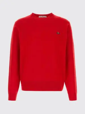 VIVIENNE WESTWOOD Merino Wool And Cashmere Blend Crewneck Sweater - Red