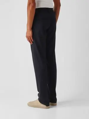 Tagliatore Virgin Wool Blend Slim Fit Drawstring Trousers