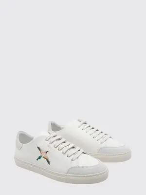Axel Arigato Clean 90 B Bird Embroidered Leather Sneakers