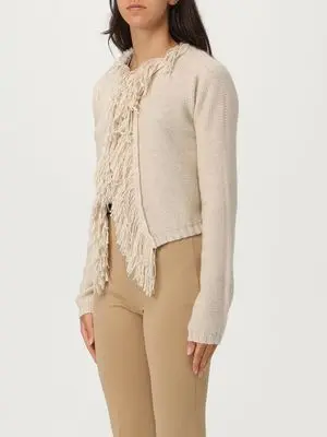Liviana Conti Knit Cardigan With Fringe Detail
