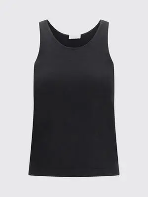 Brunello Cucinelli Cashmere And Silk Basic Top - Black