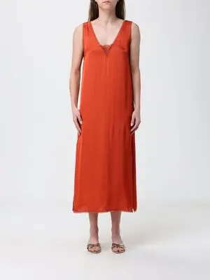 Zadig&Voltaire Sleeveless Lace Trim Midi Dress
