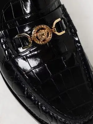 Versace Loafers With Medusa Hardware