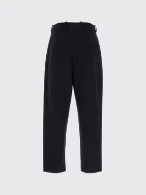 A.p.c. Tailored Trousers In Cotton And Wool Blend - Navy