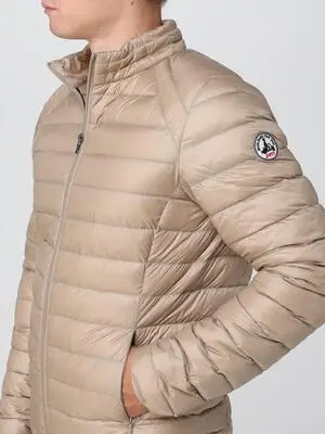 JOTT Quilted Down Jacket With Stand Collar - Beige