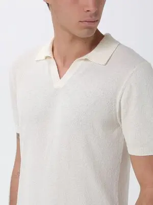 DRUMOHR Knit Polo Shirt - Milk