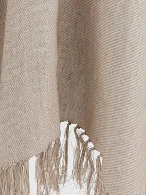 Brunello Cucinelli Linen And Viscose Cape - Beige