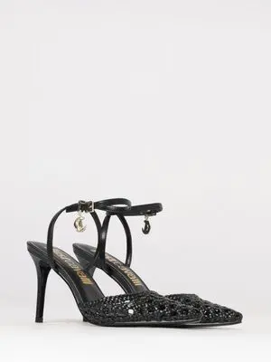 Just Cavalli Braided Faux Leather Pumps