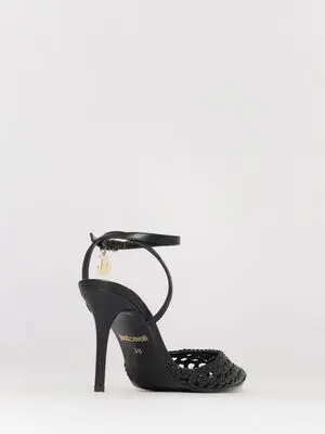 Just Cavalli Braided Faux Leather Pumps