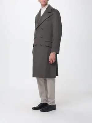 Brunello Cucinelli Double-breasted Merino Wool Knee-length Coat