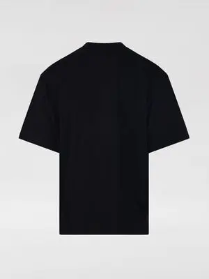 Off-White Cotton T-shirt With Logo - Black